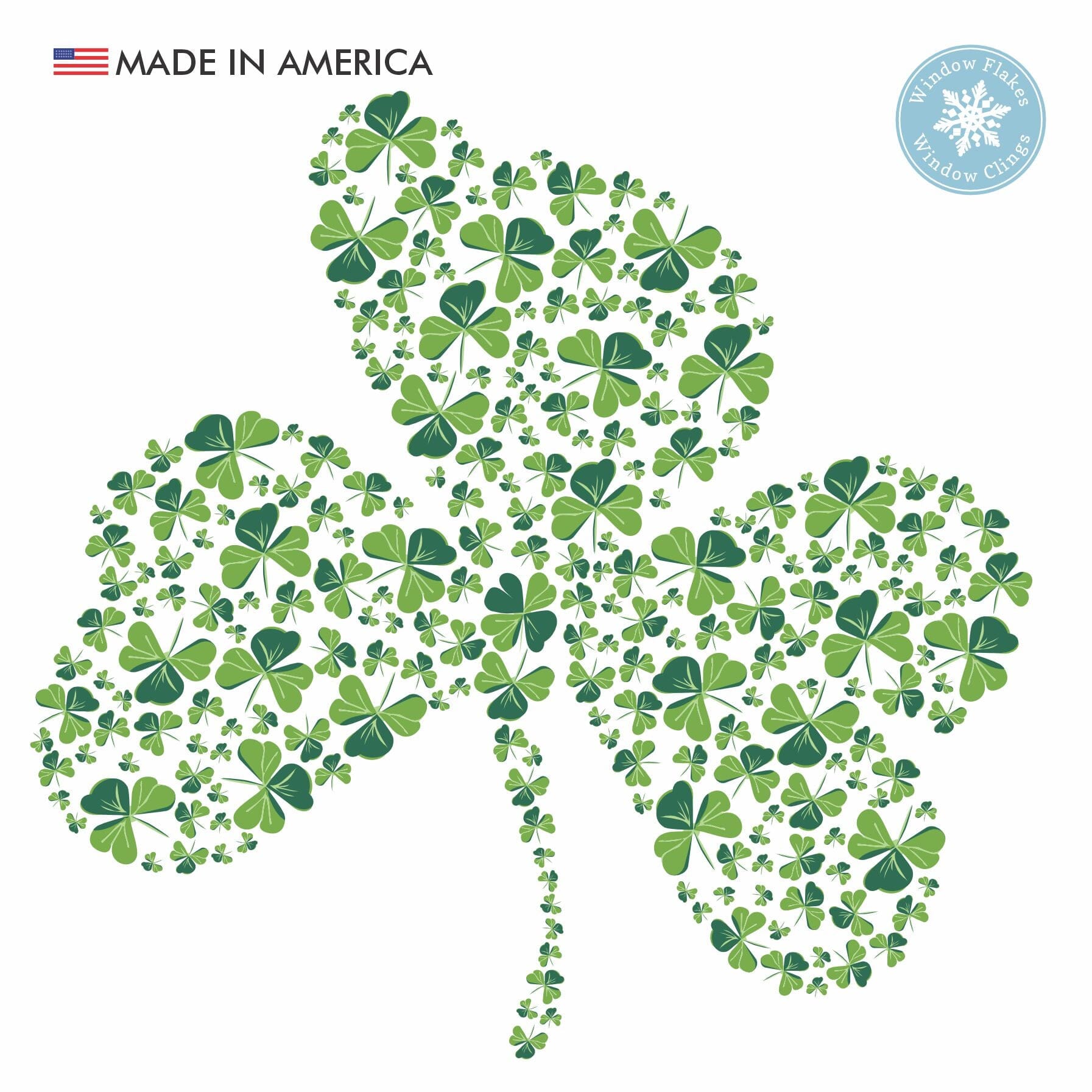 St. Patrick's Day Window Decorations | Shamrock Window Clings – Window ...