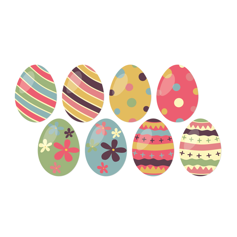 Easter Window Clings, Easter Egg Window Decals, & More – Window Flakes