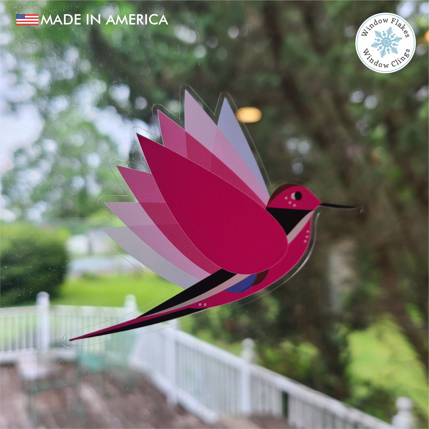 Hummingbird Window Clings | Stickers to Prevent Bird Strikes – Window ...