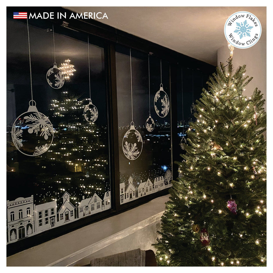 Snowflake Window Decals | Vinyl Snowflake Stickers – Window Flakes