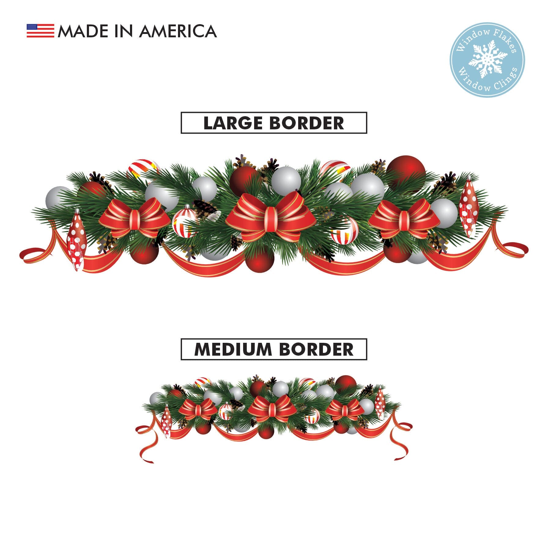 Christmas Ornament Border Clip Art