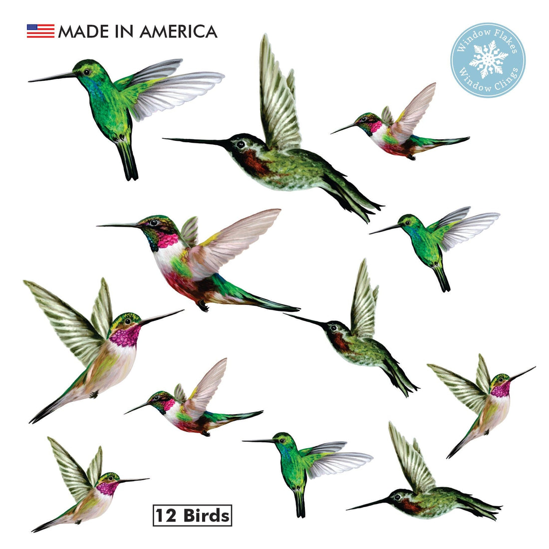 Window Decals for Bird Safety and to Prevent Bird Strikes – Window Flakes