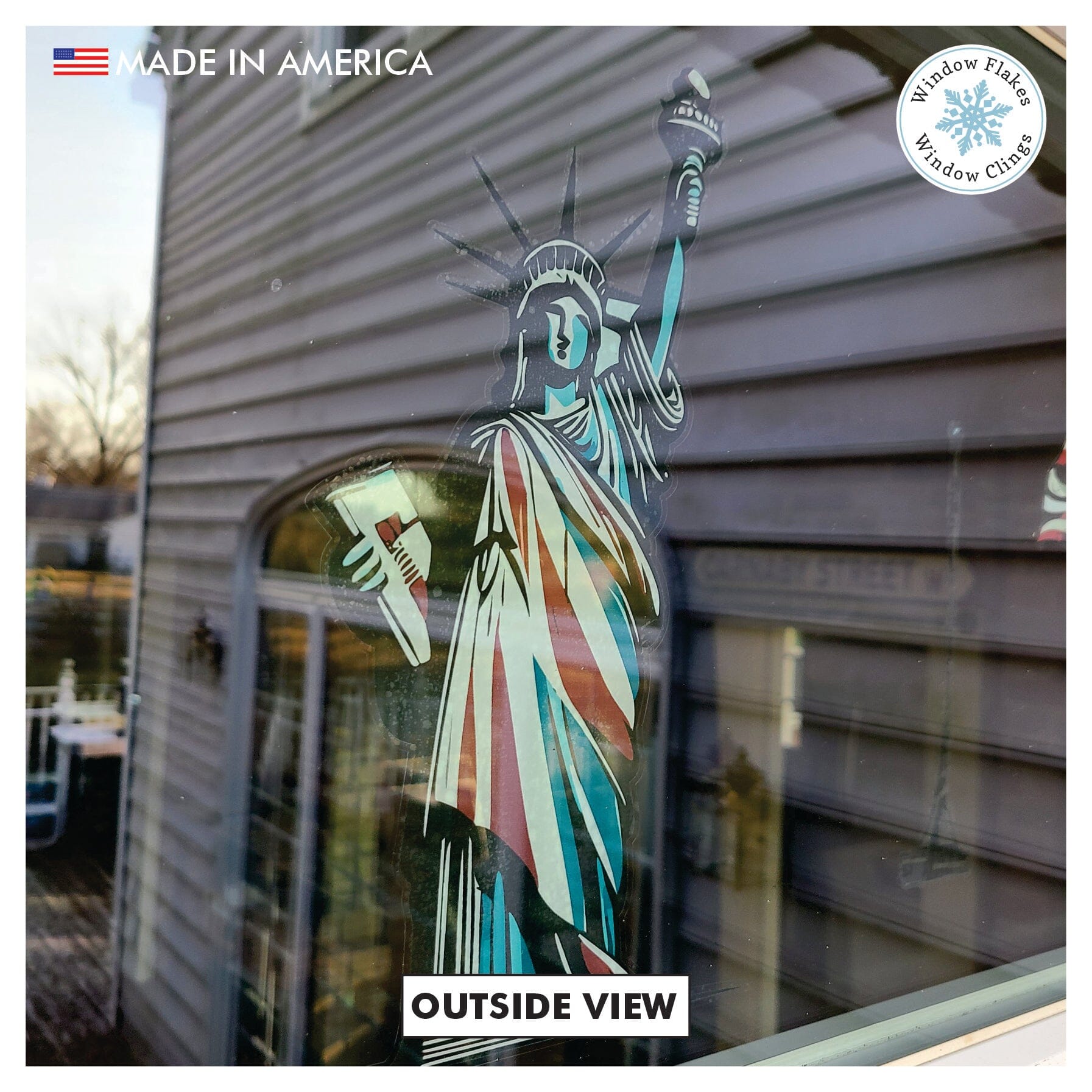 Lady Liberty Statue of Liberty Decal July 4th Decoration USA Holiday ...