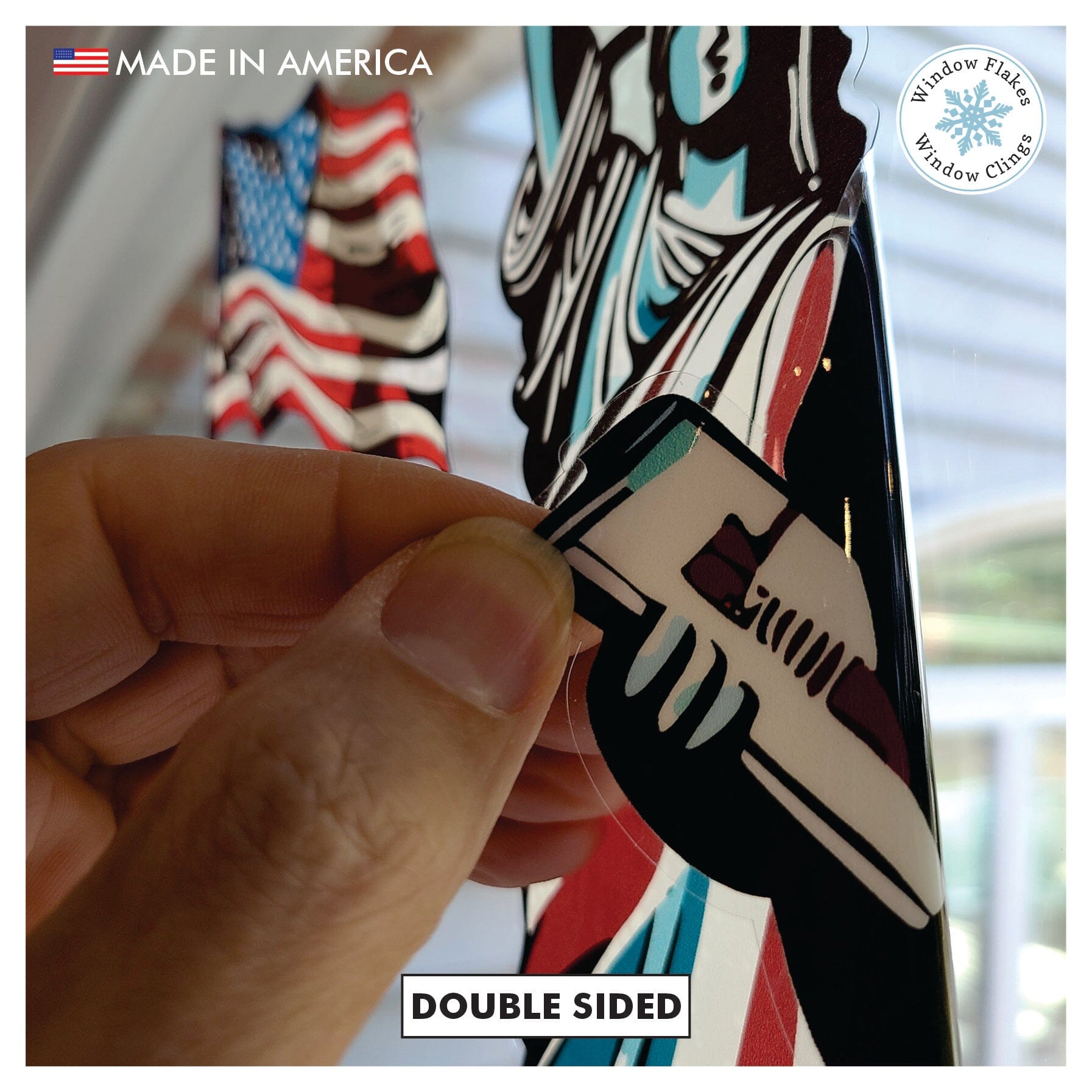 Lady Liberty Statue of Liberty Decal July 4th Decoration USA Holiday ...