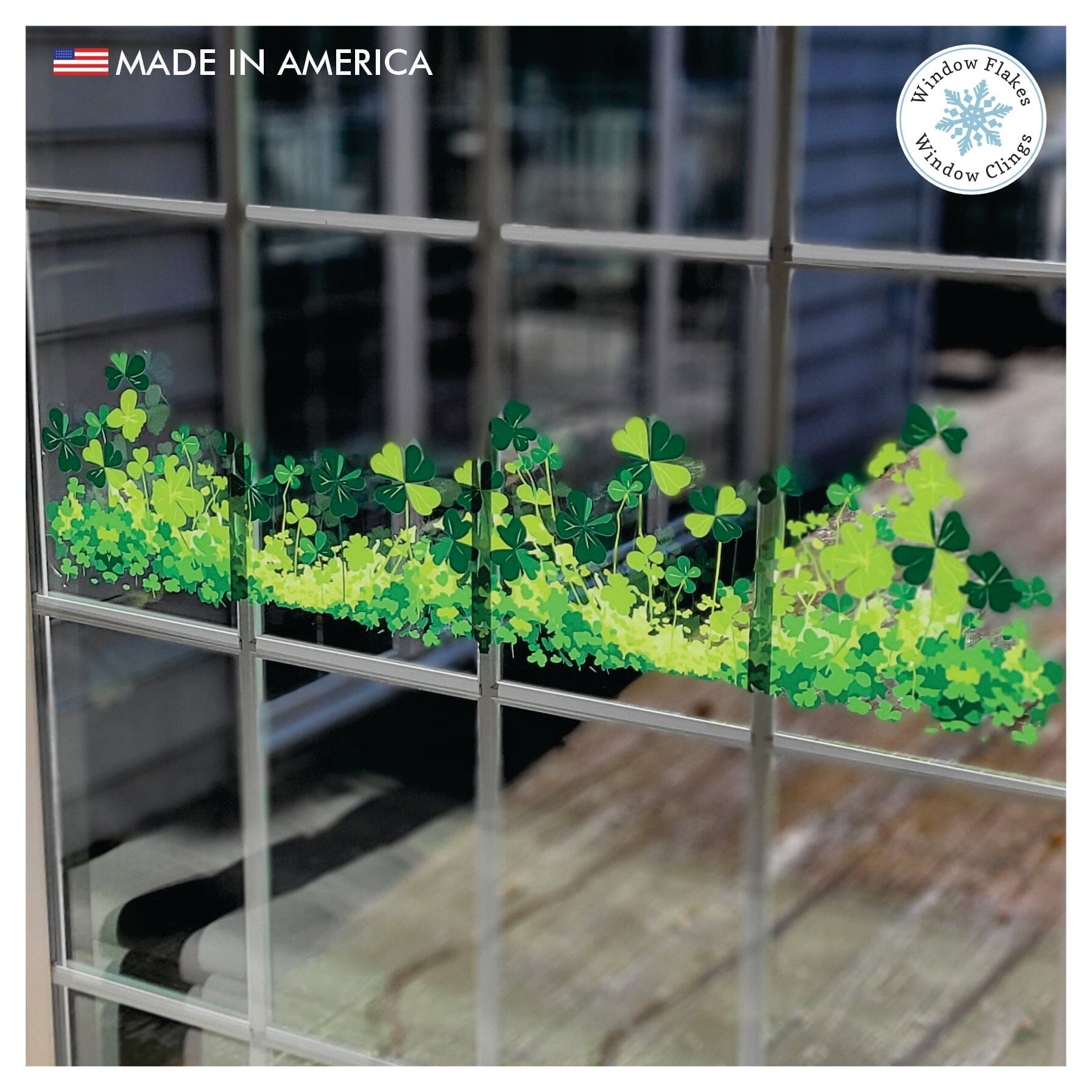 Shamrock Stained Glass Windows