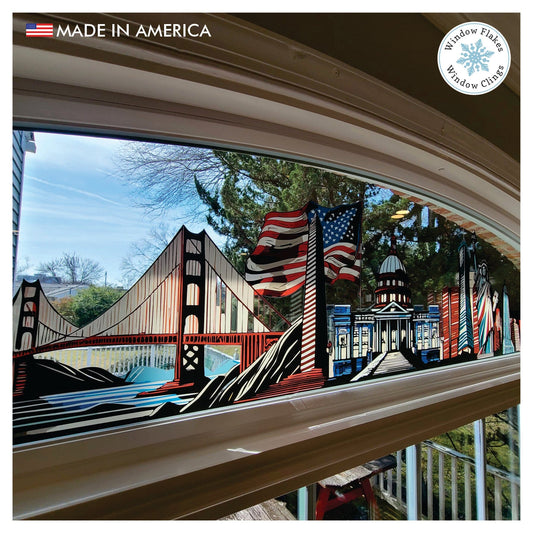 4th of July Window Clings | Fourth of July Window Art – Window Flakes