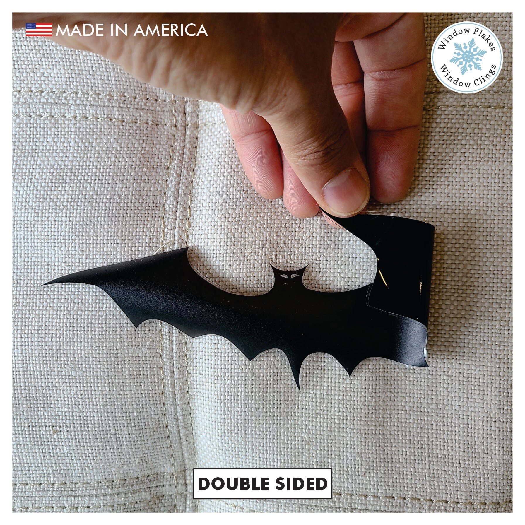 Halloween Bat Window Cling Decals | Black Halloween Stickers – Window ...