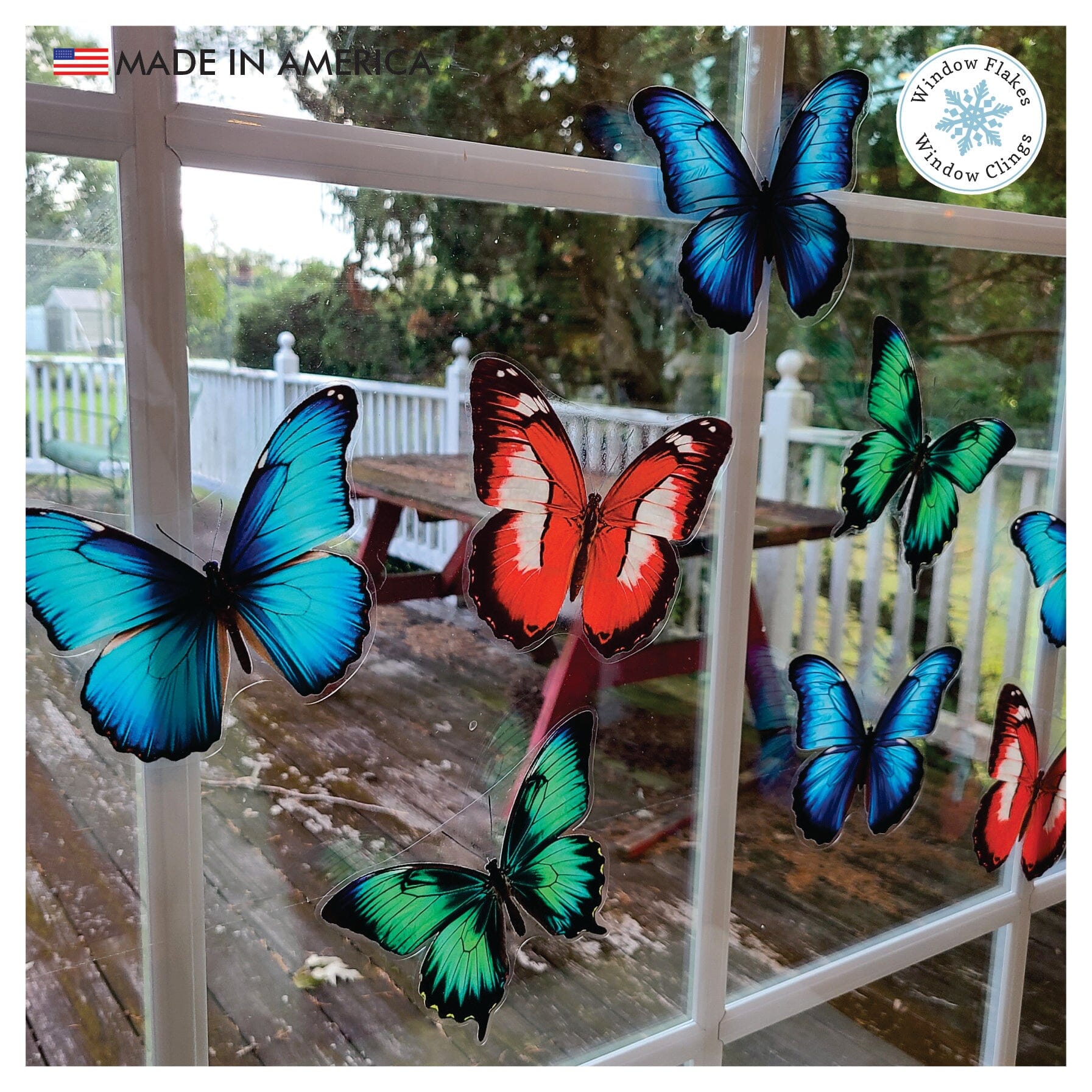 Butterfly Window Cling Decoration Butterfly Glass Sticker Decal Window Flakes