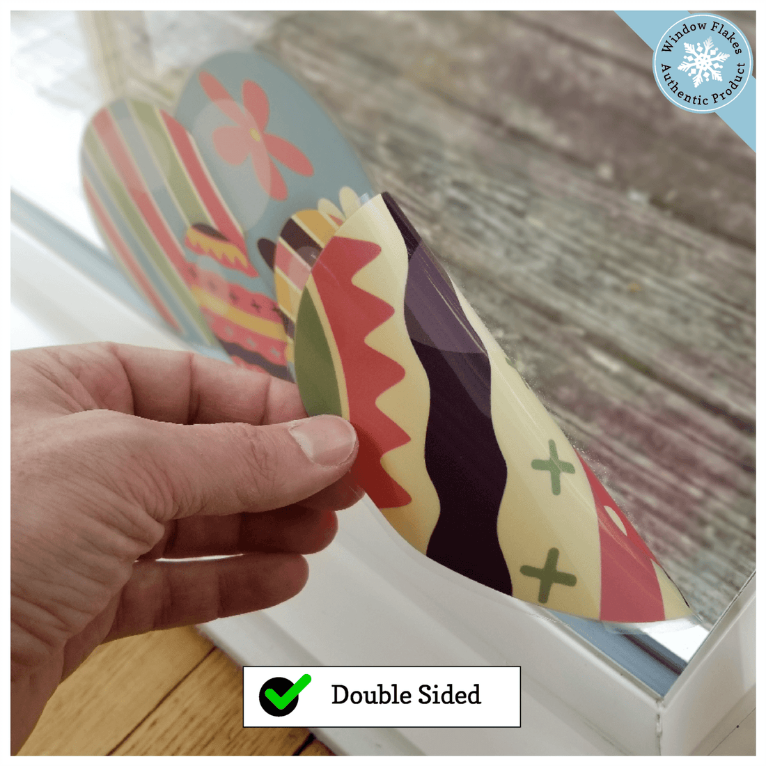 Easter Egg Window Cling Corners :: 2 to a set :: 11.5x7.5 :: Decals ...