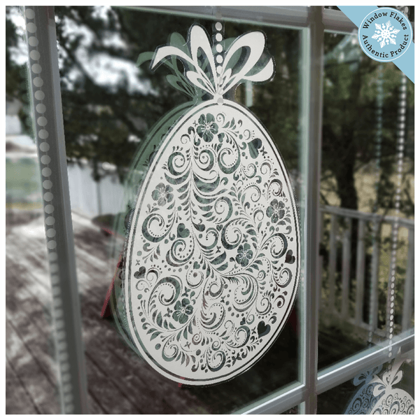 Hanging Easter Decor | Large Hanging Easter Eggs – Window Flakes