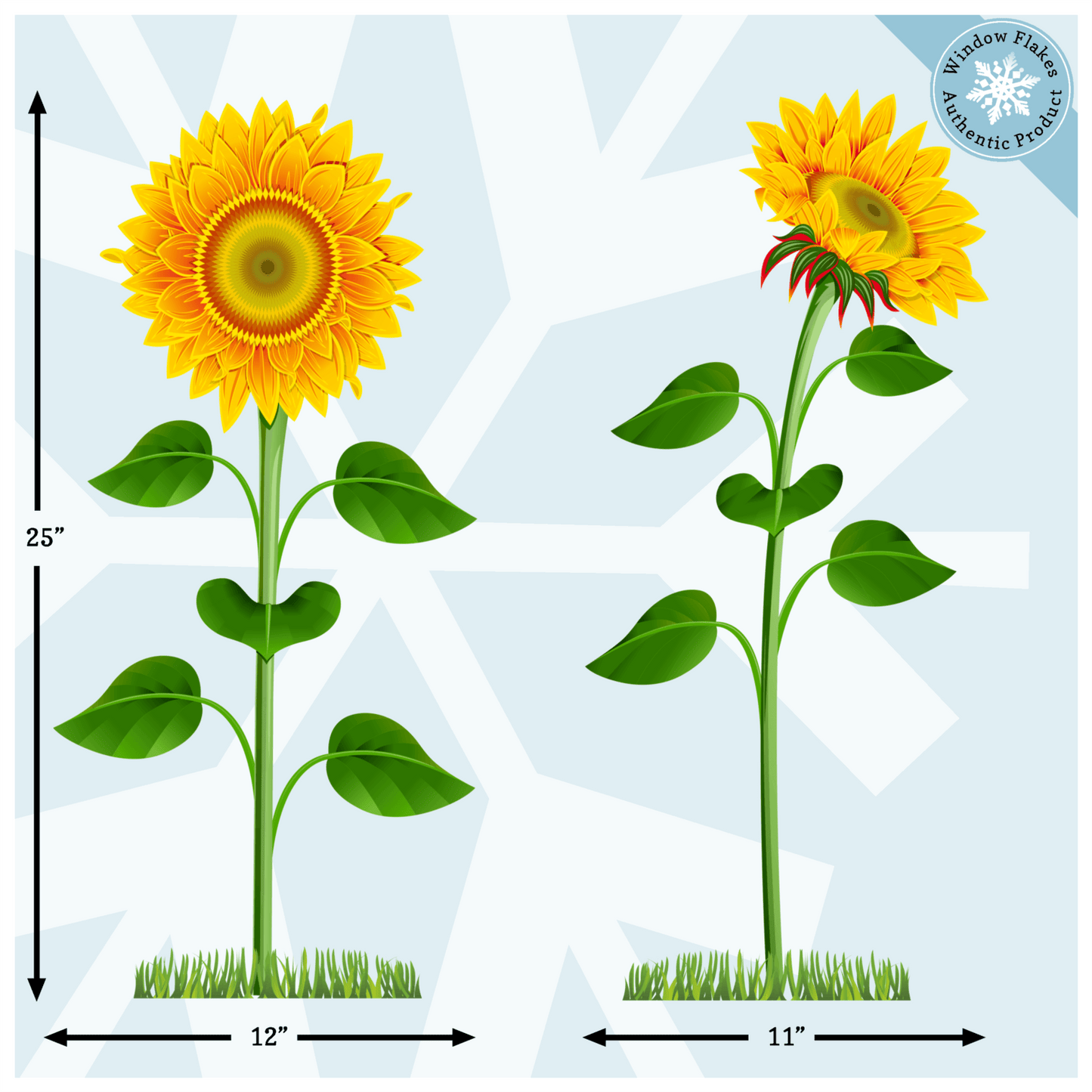 Sunflower Window Clings & Decals | Sunflower Window Stickers – Window ...