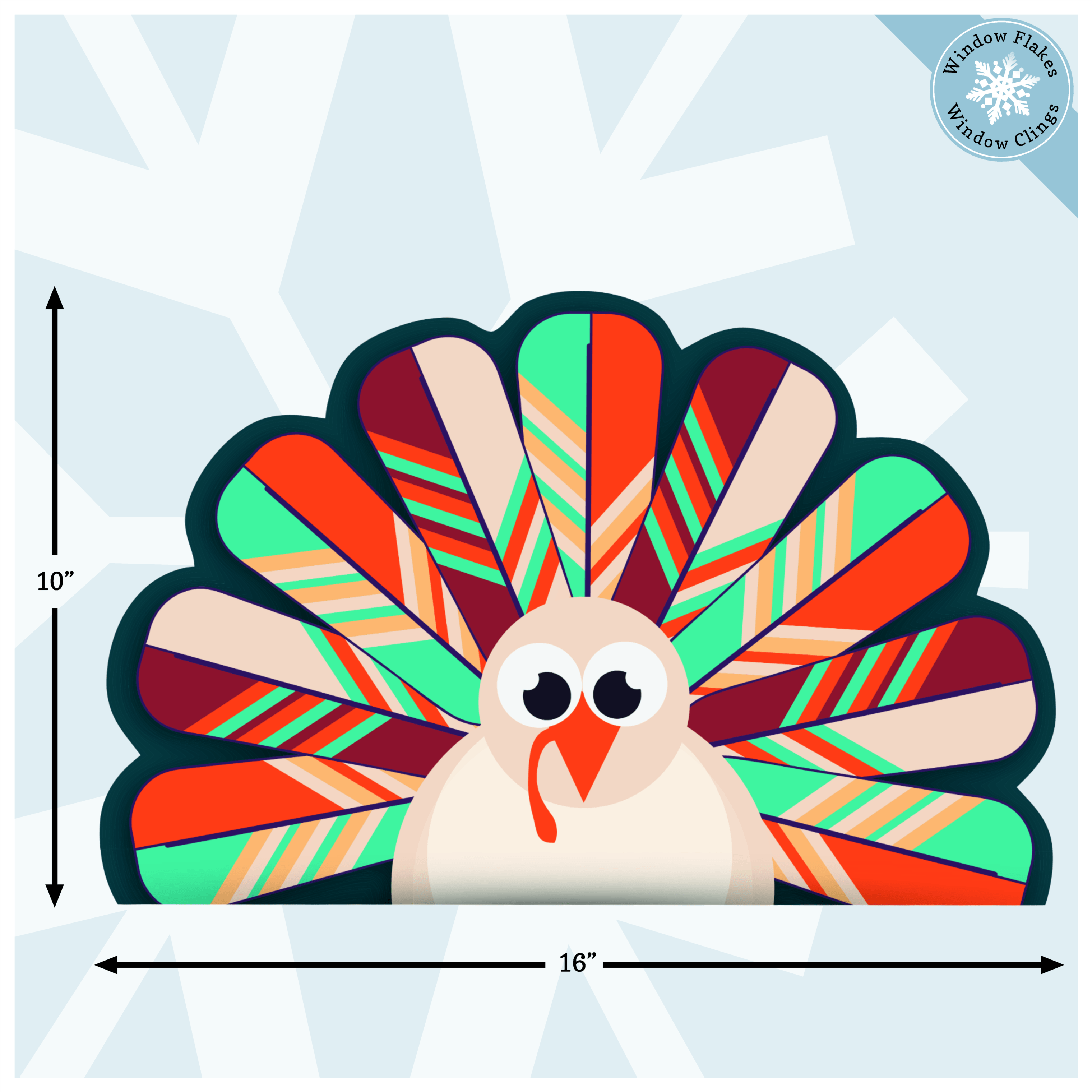 Colorful Thanksgiving Turkeys