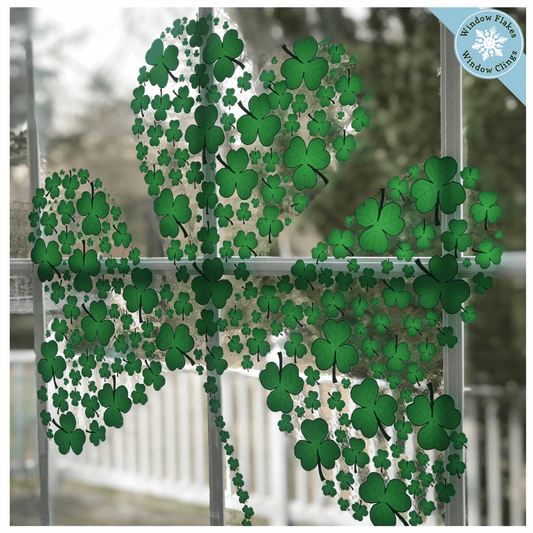 St. Patrick's Day Window Decorations | Shamrock Window Clings – Window ...